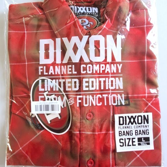 DIXXON | Shirts | Dixxon Bang Bang San Francisco 49ers Mens Flannel ...